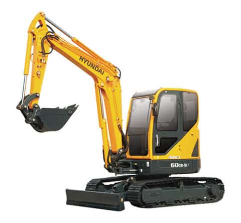 R60CR-9 - Hyundai : Equipos de Construcción : Maquinaria y Herramientas